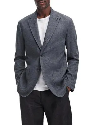 Rag & Bone Cotton Blend Knit Sport Coat - Grey