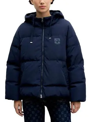 Gerard Darel Alie Puffer Coat - Navy