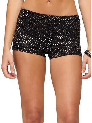 EDIKTED Reece Studded Micro Shorts - Black
