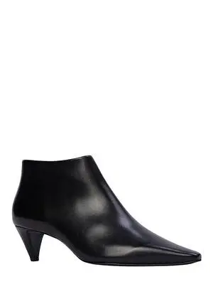 BLACK SUEDE STUDIO Kora Ankle Boots - Black Leather