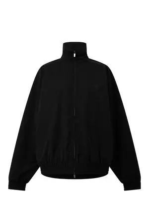Gucci Stand Collar Zip Up Track Jacket - Black