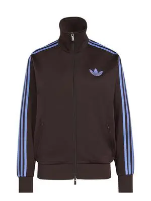ADIDAS ORIGINALS Stand Collar Zip-up Track Jacket With Embroidered Logo And 3-stripes - No