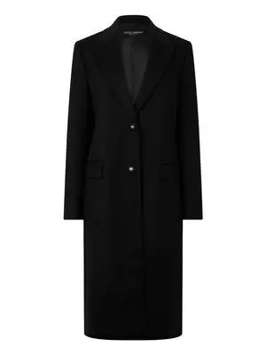 DOLCE & GABBANA Dolce & Gabbana Mid-Length Wool Coat