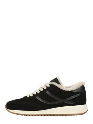 Vince Santa Monica Shearling Sneaker - Black