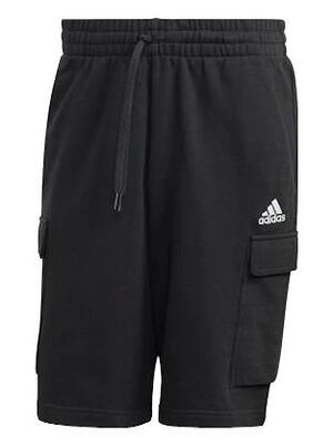 Adidas Essentials French Terry Cargo Shorts - Black