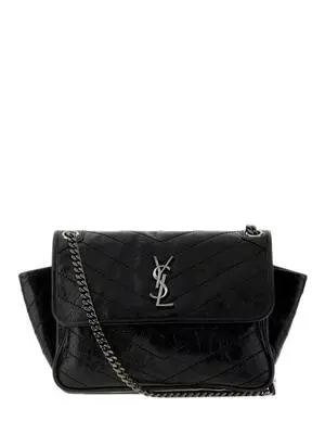 Saint Laurent Niki Shoulder Bag - Black