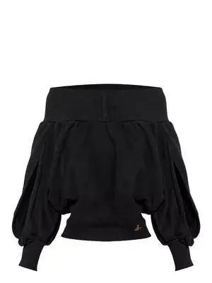 VIVIENNE WESTWOOD Zingara Off-the-shoulder Top - Black
