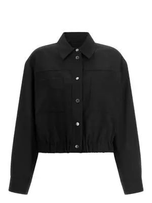 Max Mara Weekend Max Mara Cropped Boxy Jacket Black
