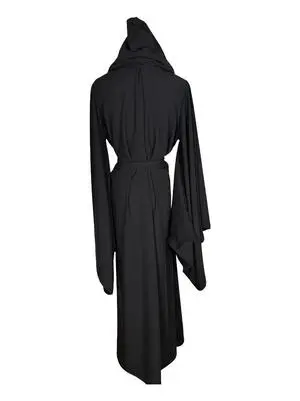 JENNAFER GRACE Mysterieux Hooded Kimono - Black