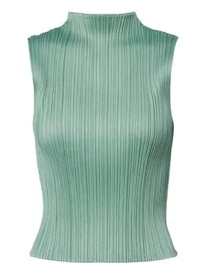 Issey Miyake Monthly Colors: August Pleated Top - Green