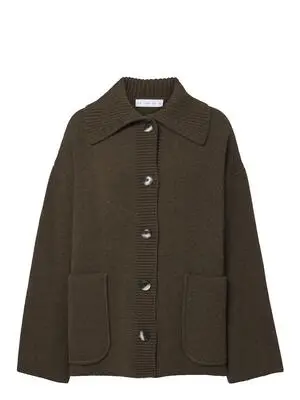 Proenza Schouler Nelly Merino Wool Jacket - Green