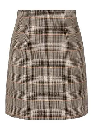 Veronica Beard Houndstooth Miniskirt - Multicoloured
