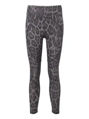 Adidas By Stella McCartney Truepurpose Leopard-print Leggings - Grey
