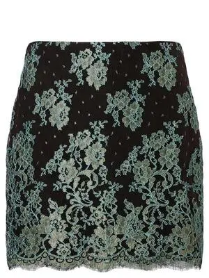 Valentino Garavani Lace Mini Skirt - Black