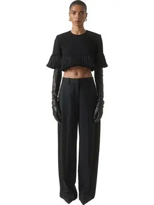 HEIRLOME Valentina Tuxedo Trousers - Black