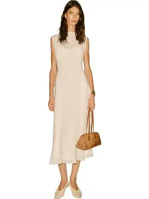 REFORMATION Reformation Marlette Midi Dress Ivory