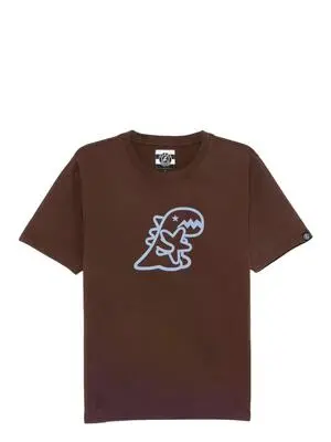 AGNES B. Hugging Star Dino T-shirt - Brown