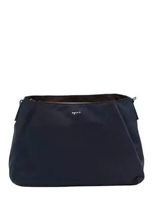 AGNES B. Origami Shoulder Bag - Blue