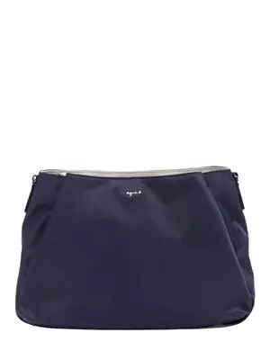 AGNES B. Origami Shoulder Bag - Black
