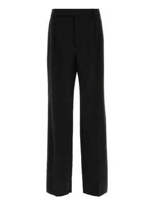 SAINT LAURENT Saint Laurent Grain-Textured Dress Pants