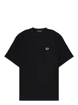 Fred Perry Classy Mini Cotton Tee For - Black
