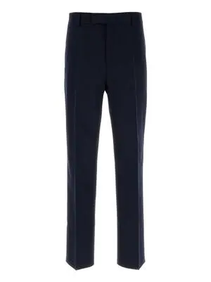 FERRAGAMO No-removed Brand. Navy Removed. Wool Pant For 100% Virgin Wool - Blue