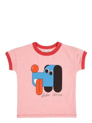 BOBO CHOSES Mini Doggy T-shirt - Red