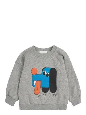 BOBO CHOSES Mini Doggy Sweater - Grey