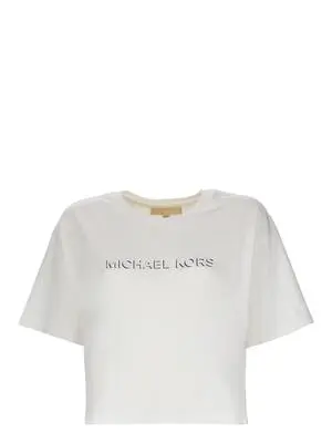 Michael Kors MICHAEL KORS Cropped T-Shirt White