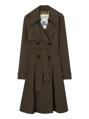 BURBERRY Burberry Cotton Trench Coat With Horn Button Detail