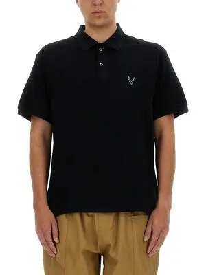 SOUTH2 WEST8 Cotton Polo - Black