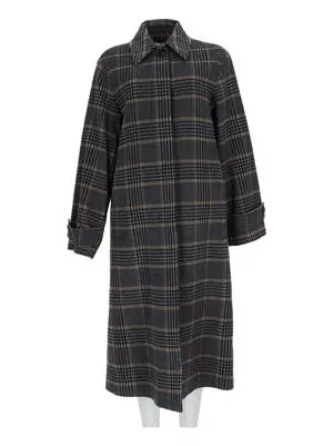 Paul Smith Wool Blend Trench Coat - Multicolour