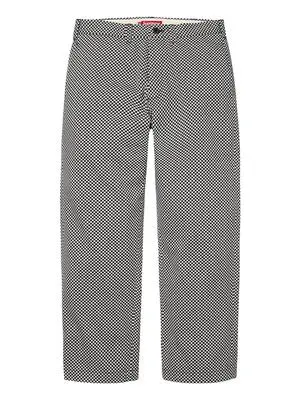 Supreme Supreme Chino Pant Checkerboard White