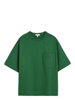 Cos Oversized Pocket-detail T-shirt - Green