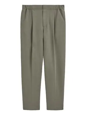 COS Bonded-Twill Regular-Fit Straight-Leg Pants