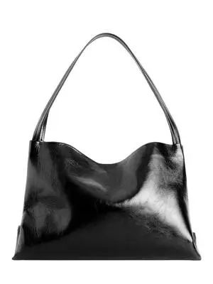 Cos Pavilion Tote Bag Leather - Black
