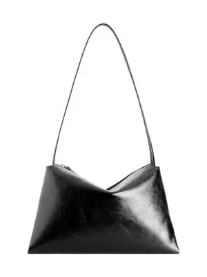 Cos Pavilion Leather Shoulder Bag - Black