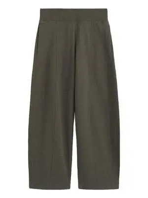 Cos COS Cotton Barrel-Leg Joggers Brown