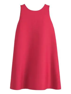 Cos Scuba A-line Mini Dress - Red