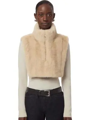 Apparis Apparis Jamie Shaved Mink Dickey Latte Multi