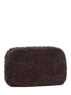 Apparis Jumbo Noor Bouclette Pochette - Brown