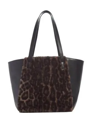 Apparis Apparis Rana Tote Noir/dark Leopard