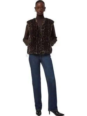 Apparis Lyle Leopard Vest - Dark Leopard