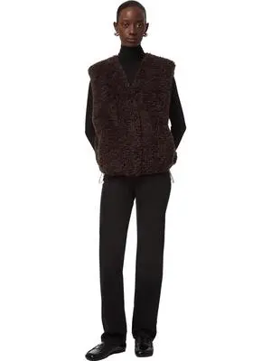 Apparis Apparis Lyle Bouclette Vest Brown
