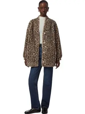 Apparis Jane Leopard Coatigan - Light Leopard