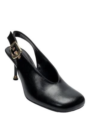 PROLOGUE SHOES Flaris Slingback Stiletto Pumps - Black