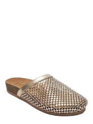 PROLOGUE SHOES Montera Embellished Mule Gold