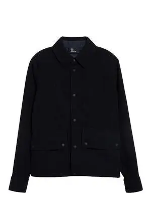 Moncler Technical Fabric Shirt Jacket - Navy
