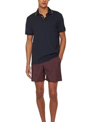 Orlebar Brown Dominic Cotton Classic-fit Polo Shirt - Night Iris