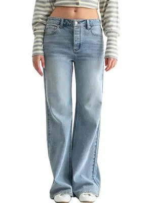 JEMINA DENIM Jemina Denim The Meridian High Rise Relaxed Flare Jean